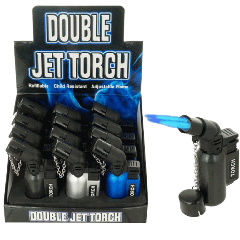 Metallic Color finished Double side torch; 12 pc/dp, 3″ High – Ewestern